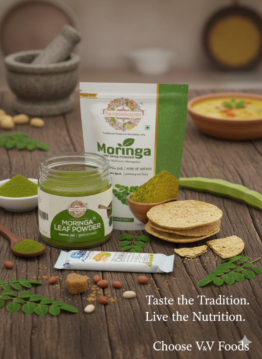 Moringa Leaf Powder – Nature’s Miracle That Cures 300+ Diseases – V&V foods